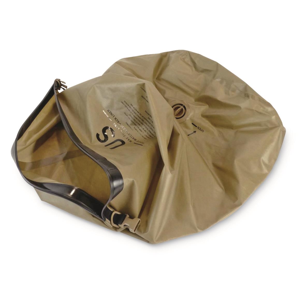 U.S. Military Surplus MOLLE Waterproof Pack Liner, New | Sportsman's Guide