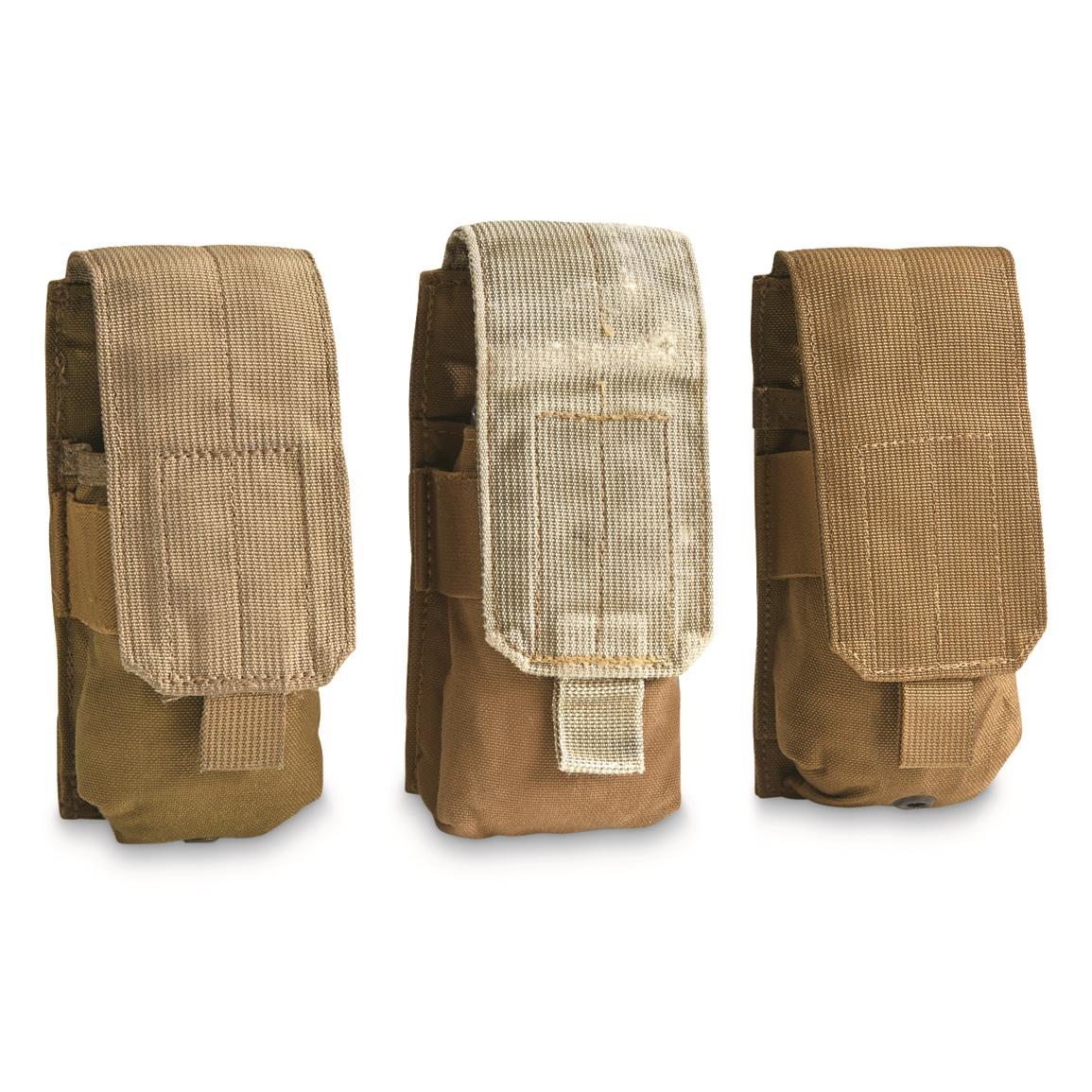 U.S. Military Surplus M4 Double Mag Pouch, 3 Pack, Used | Sportsman's Guide