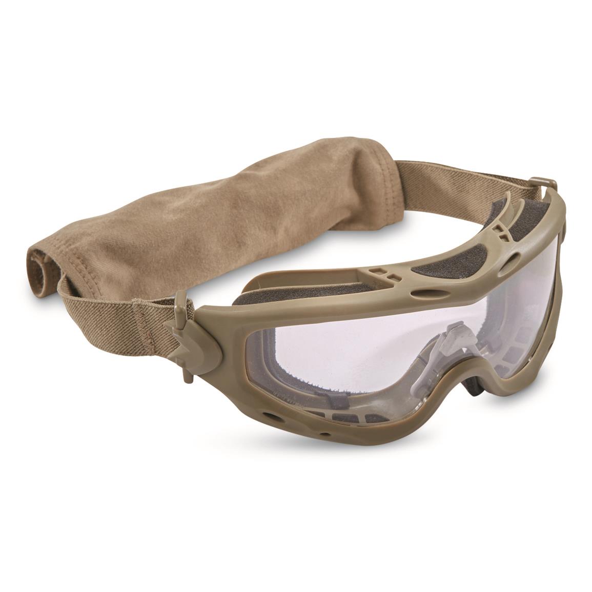 U.S. Military Surplus Wiley X Spear Goggles, Clear, Like New ...