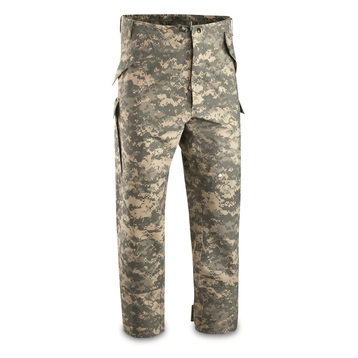 U.S. Military Surplus ACU Waterproof GORE-TEX Overpants, New ...