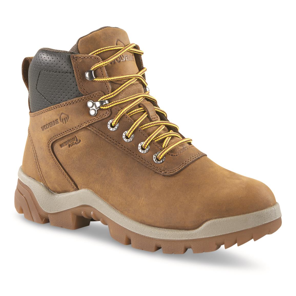 Wolverine Men's 6" Vantage Waterproof Work Boots | Sportsman's Guide