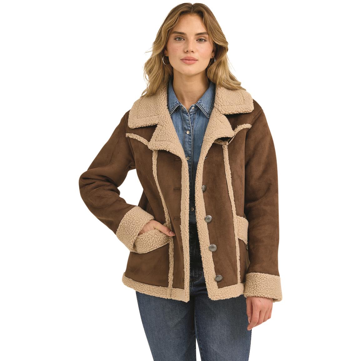 Wrangler Women's Faux Shearling Barn Coat | Sportsman's Guide