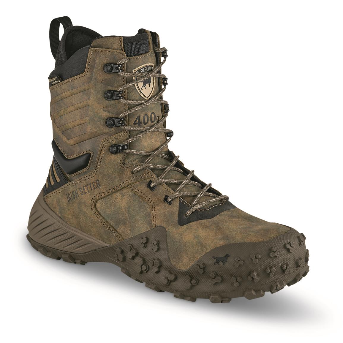 Irish Setter VaprTrek 8" 400 Gram Waterproof Hunting Boots | Sportsman ...