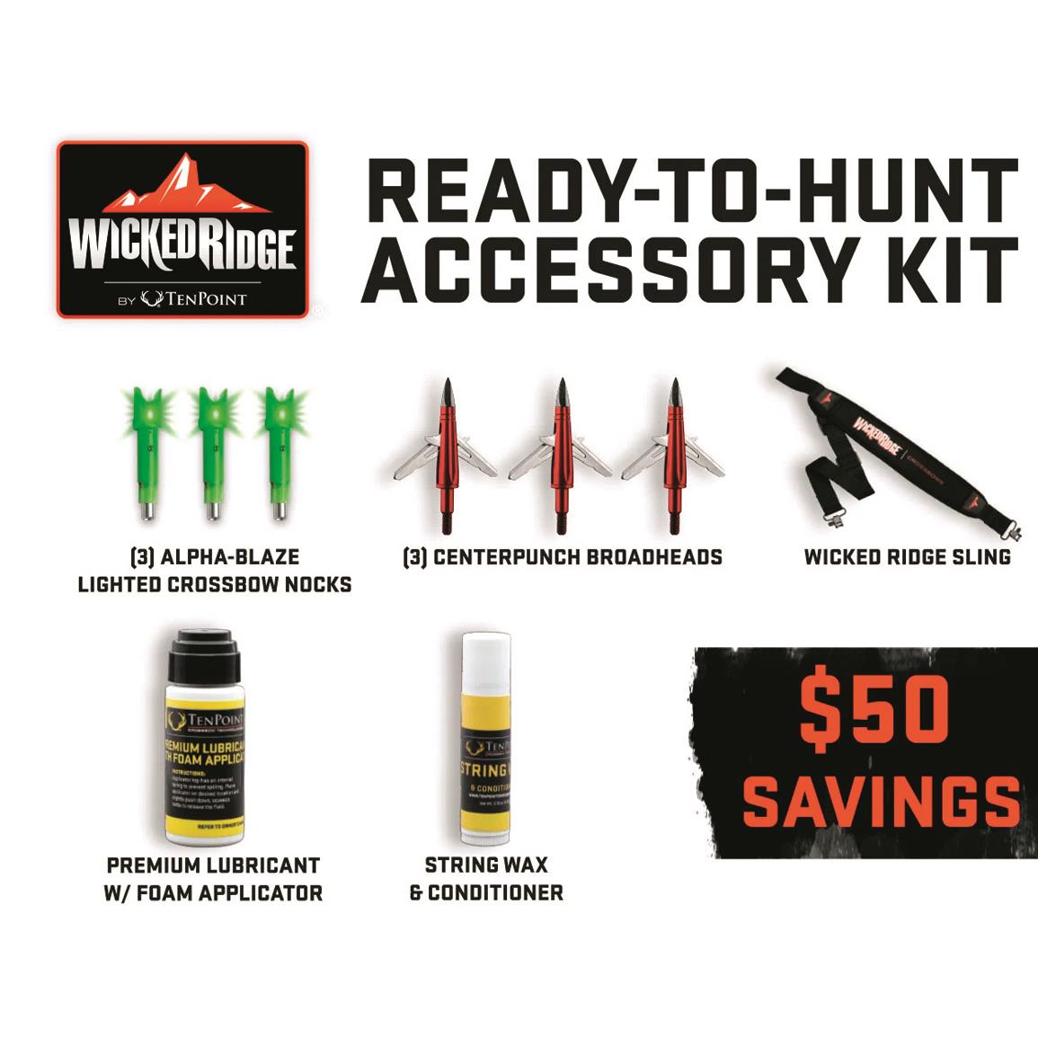 Wicked Ridge Accessory Kit | Sportsman's Guide