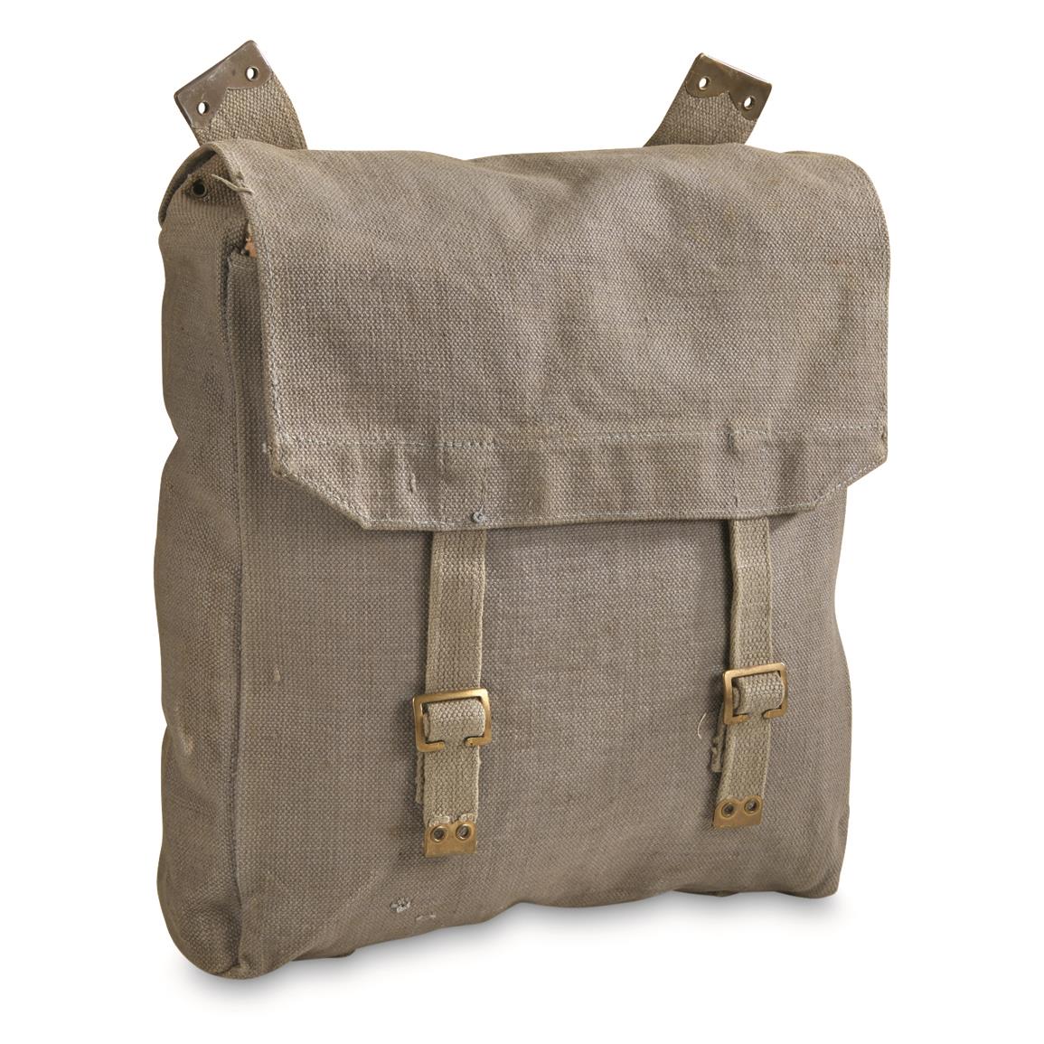 British Military Surplus 9L Gray Large M37 Pack, New | Sportsman's Guide
