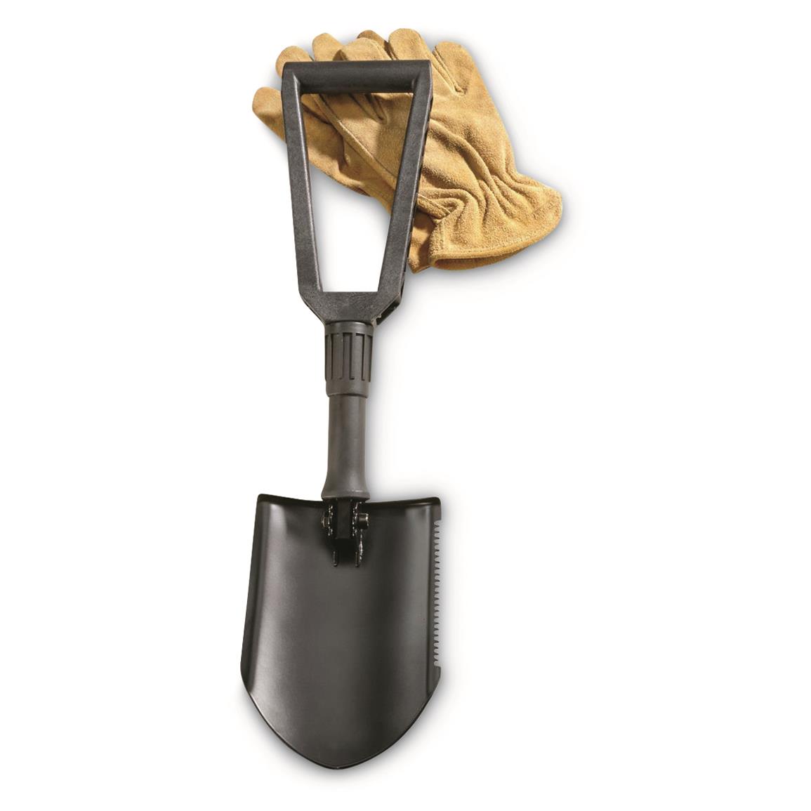 U.S. Military Surplus Trifold Entrenching E-Tool Shovel, Used ...