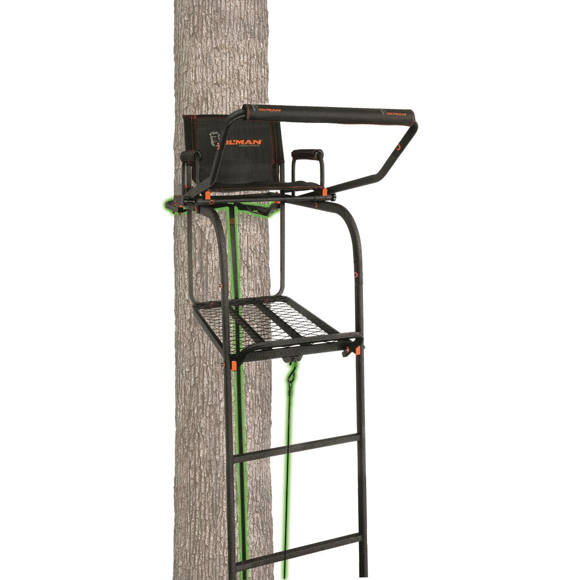 OL'MAN 22’ Big Daddy Jaw & Truss Ladder Stand | Sportsman's Guide