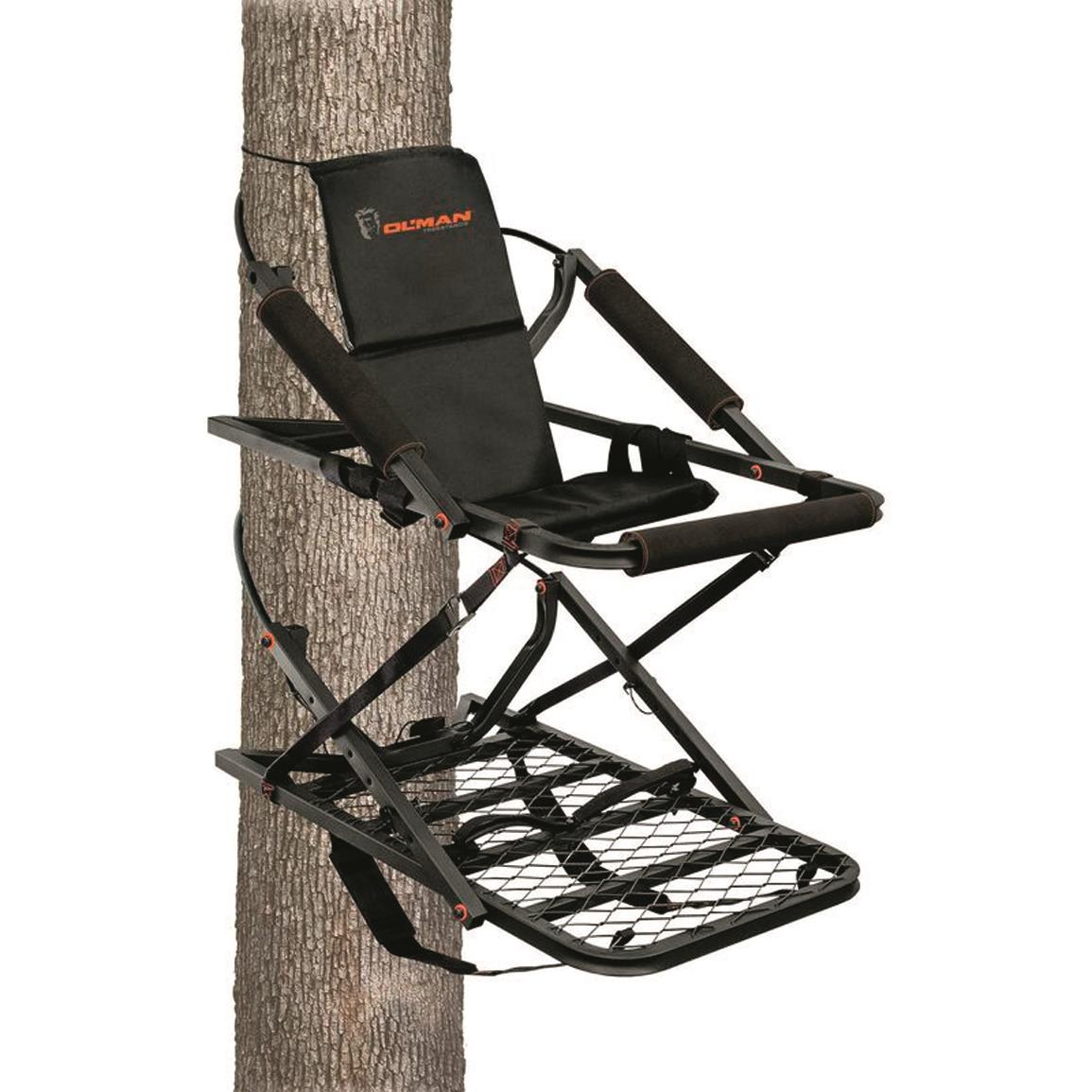 OL'MAN Stealth Mode Steel Climbing Stand | Sportsman's Guide