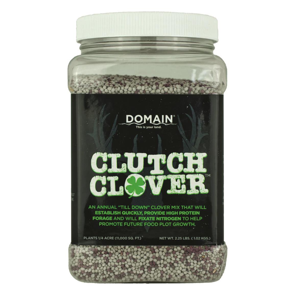 Domain Clutch Clover Food Plot Seed | Sportsman's Guide