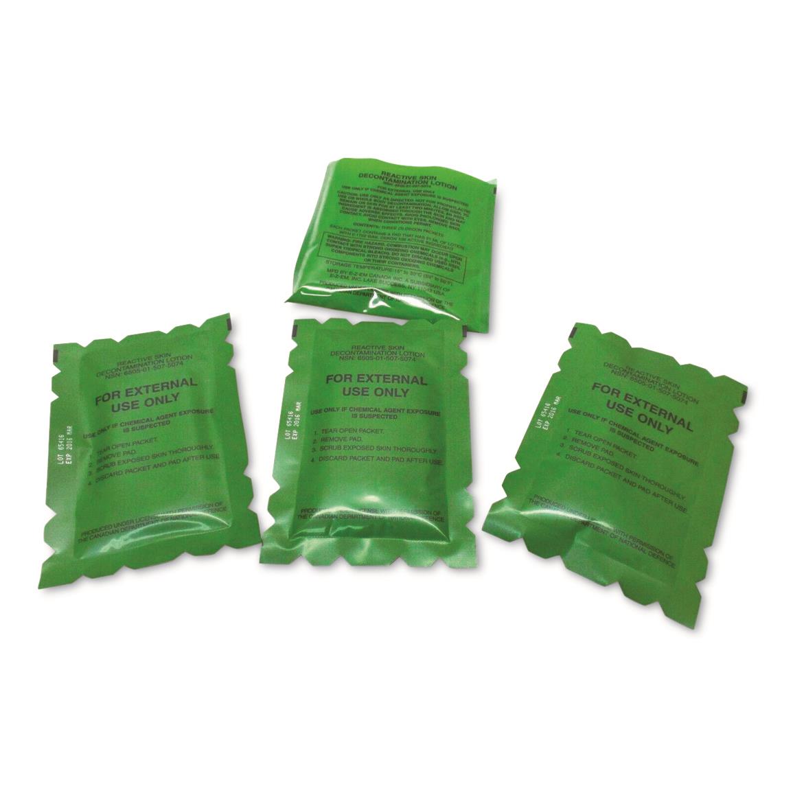 U.S. Military Surplus Reactive Skin Decontamination Lotion, 6 Pack, New ...