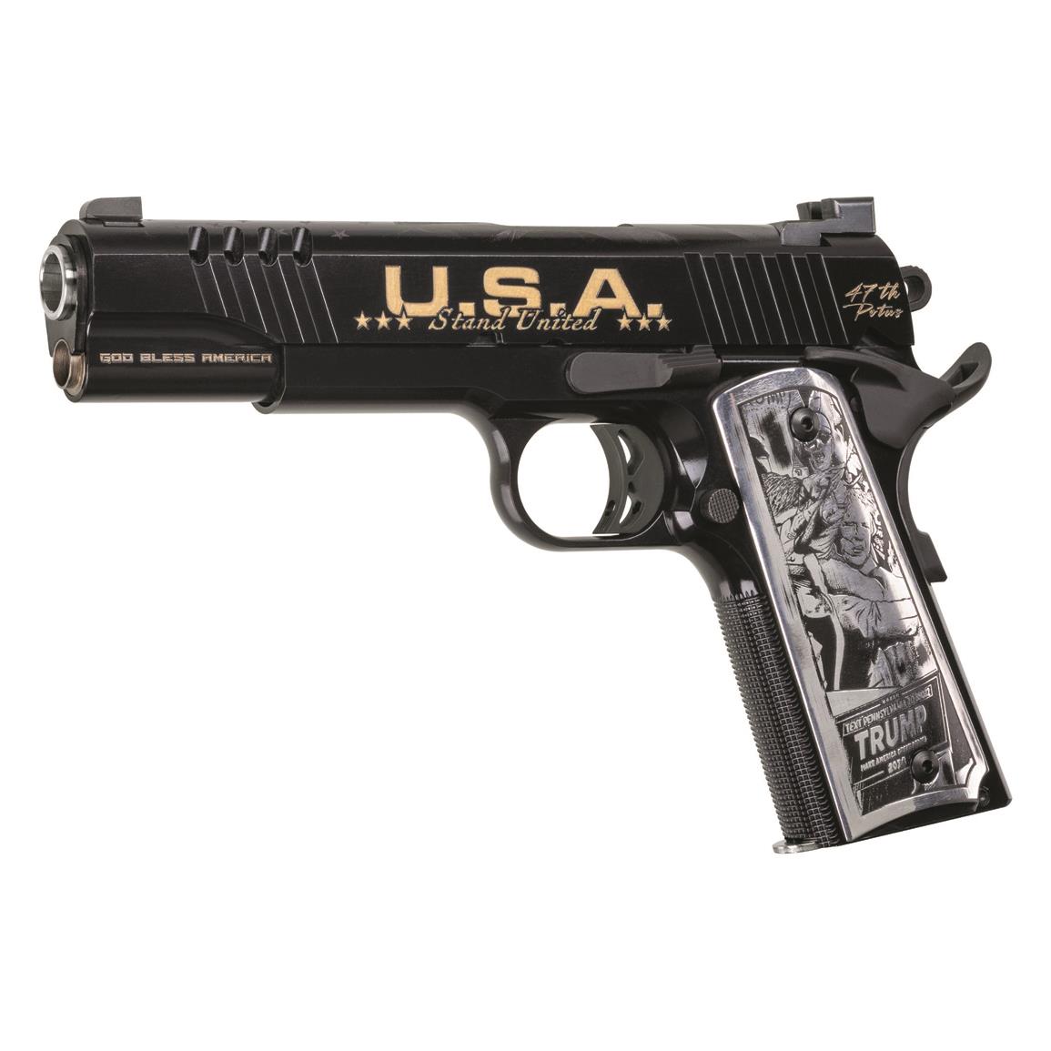Auto-Ordnance 1911 Trump Fight, .45 ACP, 5" barrel, 7 Rounds, Blemished ...