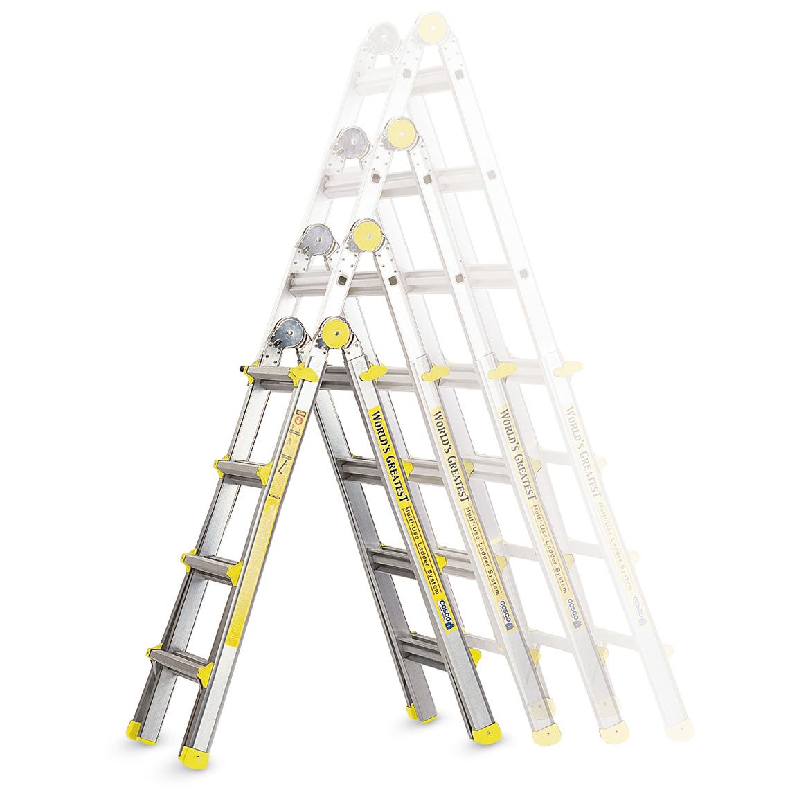 21' World's Greatest™ Multi - use Ladder - 93458, Ladders & Storage at ...