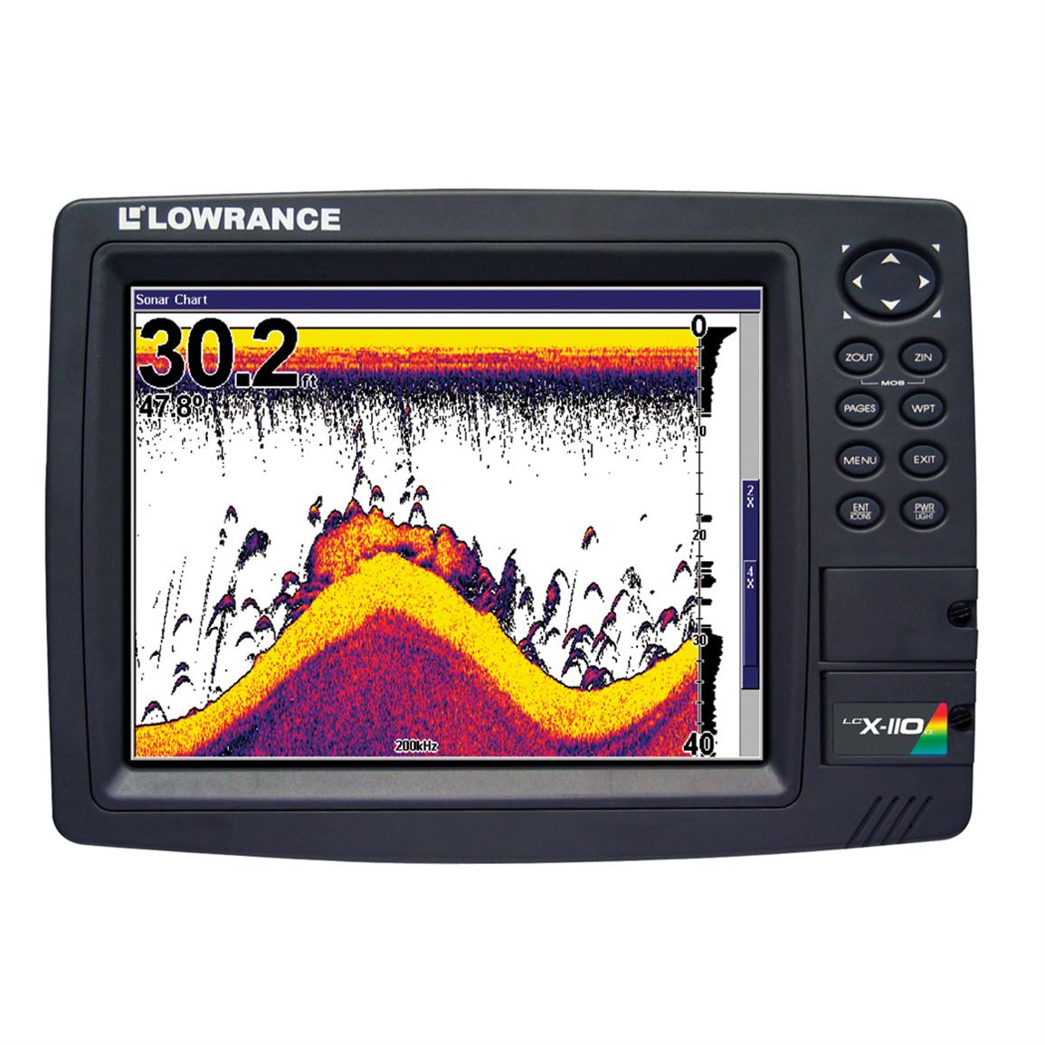 Lowrance LCX-110 200Khz Sonar / GPS+WAAS Combo - 97702, at Sportsman's ...