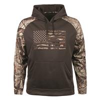 Huntworth Men's Performance Horizontal Flag Hoodie | Sportsman's Guide