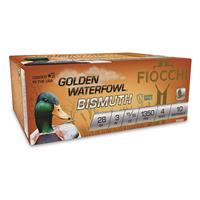 Fiocchi Golden Waterfowl Bismuth, 28 Gauge, 3", 15/16 oz., 10 Rounds ...
