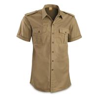 Italian Military Surplus Short Sleeve Field Shirts, 2 Pack, New ...
