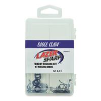 Eagle Claw Wacky Worm Kit with Rigging Bands, 82-Piece | Sportsman's Guide