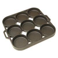 King Kooker Pre-Seasoned Cast Iron Biscuit Pan | Sportsman's Guide
