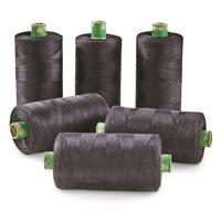 Italian Military Surplus T40 Cotton Thread, 1,000 yards, Black, 6 Pack ...