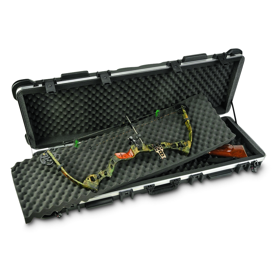 SKB 5014 Bow/Rifle Wheeled Hard Case, 54.5x19.4x8.25"h. | Sportsman's Guide