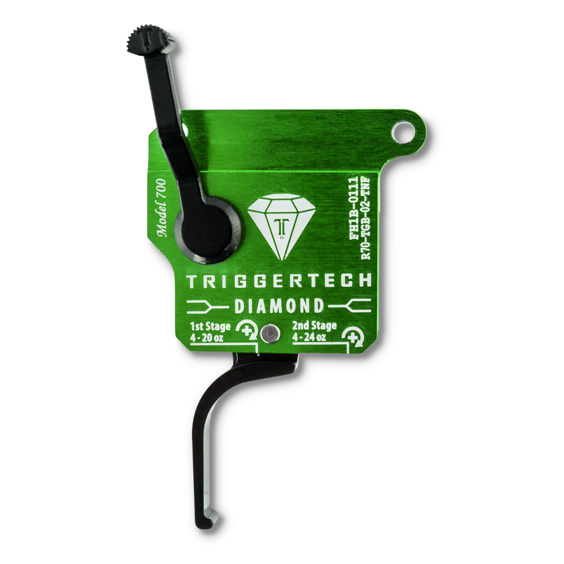 TriggerTech Remington 700 Diamond 2-Stage Flat Trigger, Right Hand, No ...