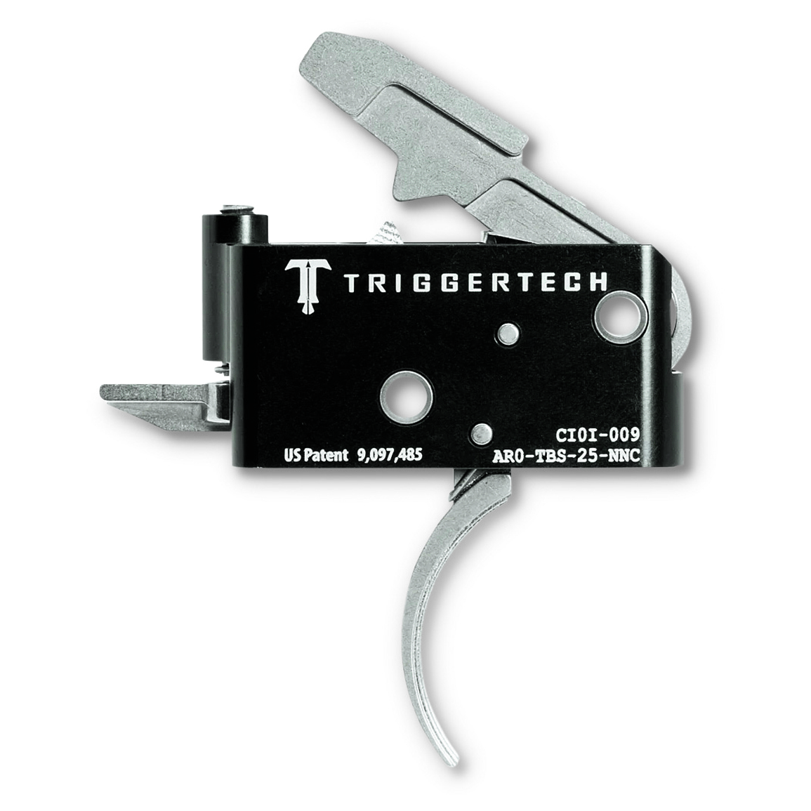 TriggerTech AR-15 Adaptable Single-Stage Curved Trigger, 2.5-5 lbs ...