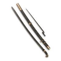 Mil-Tec Shashka Russian Cossack Sabre with Bayonet, Reproduction ...