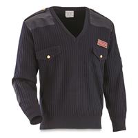 Italian Police Service Wool Blend Commando Sweater, New | Sportsman's Guide