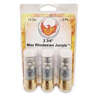 Phoenix Rising Max Rhodesian Jungle, 12 Gauge, 2 3/4", Mixed Buckshot ...