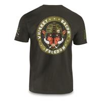 Grunt Style Whiskey.Bacon.Freedom Short Sleeve T-Shirt | Sportsman's Guide