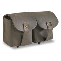 Italian Military Surplus Leather Pouch, Used | Sportsman's Guide