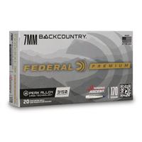 Federal Terminal Ascent, 7mm Backcountry, 170 Grain, 20 Rounds ...