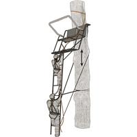Muddy Huntsman Deluxe Ladder Tree Stand with BONUS Safe-Line ...