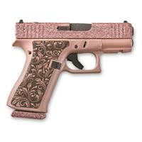 Glock 43X MOS Glitter Gunz Rose Gold, Semi-automatic, 9mm, 3.4" Barrel, 10+1 Rounds | Sportsman ...