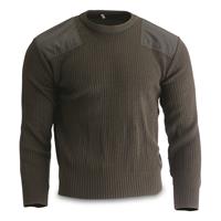Greek Military Surplus Commando Crew Neck Sweater, New | Sportsman's Guide