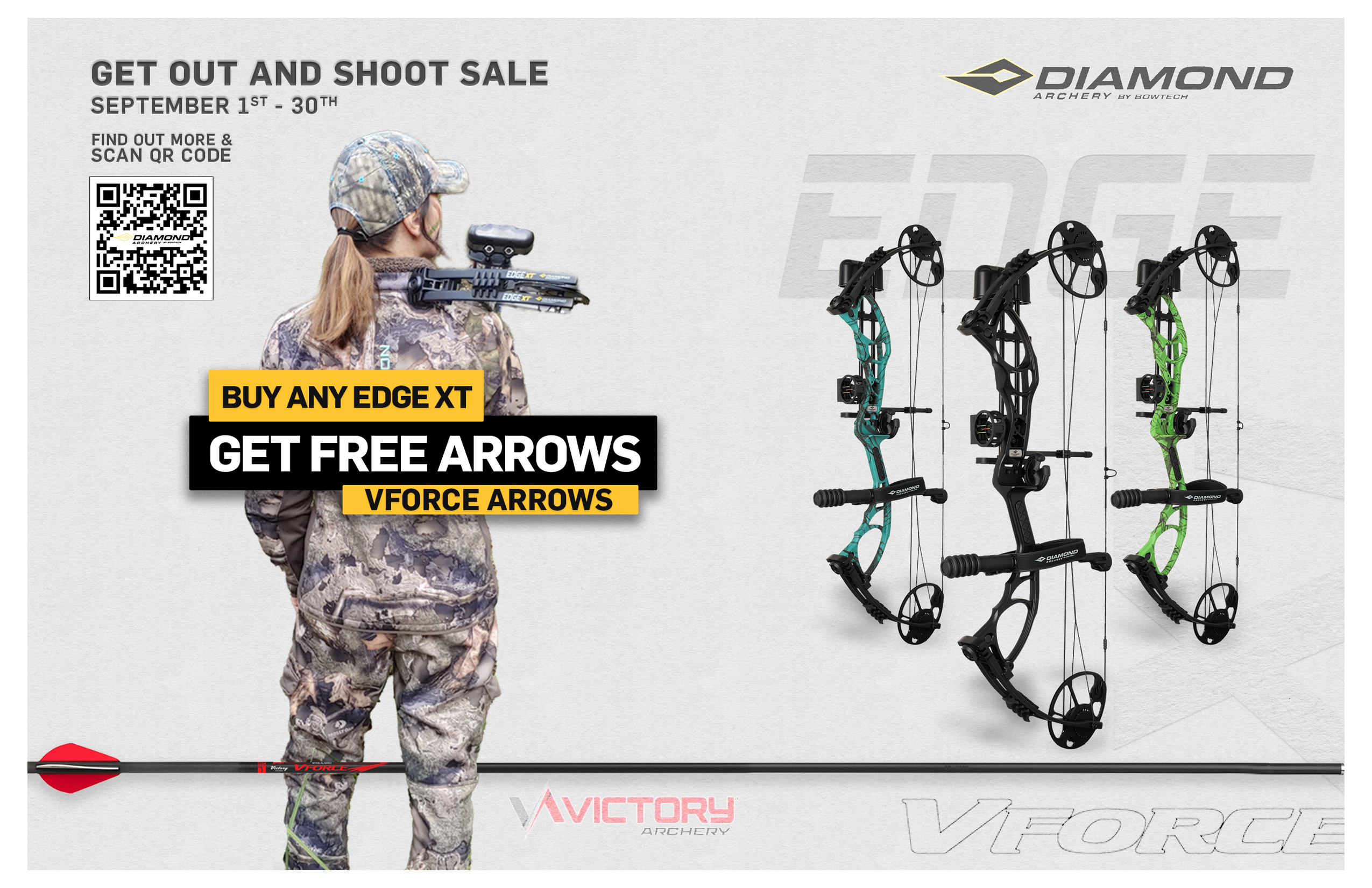 Diamond Archery Edge XT Compound Bow, 20-70 lbs. - 727833, Compound ...