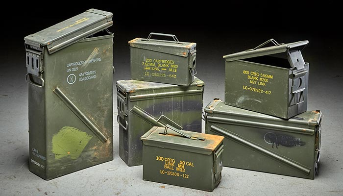 ammunition box army